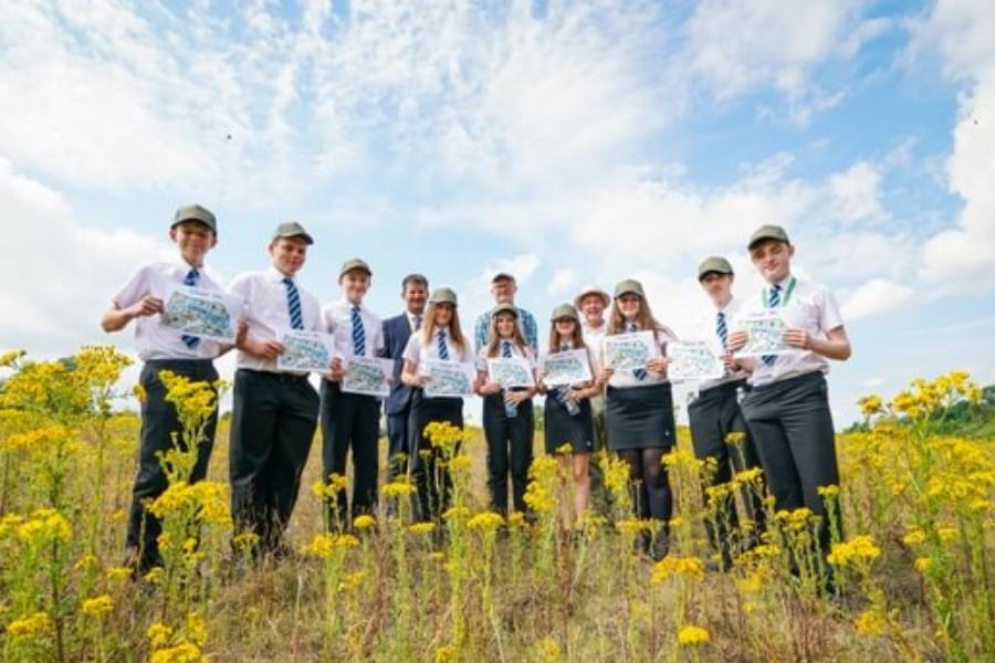 New nature walk in Leiston opened by local students - Sizewell C